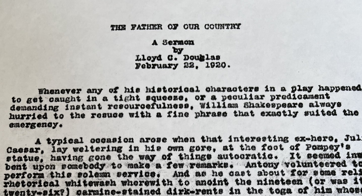 What We Remember about Historical Figures – The Lloyd C Douglas Page